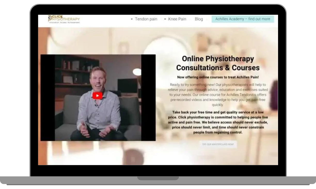 Click Physiotherapy Case Study - Growth Winner